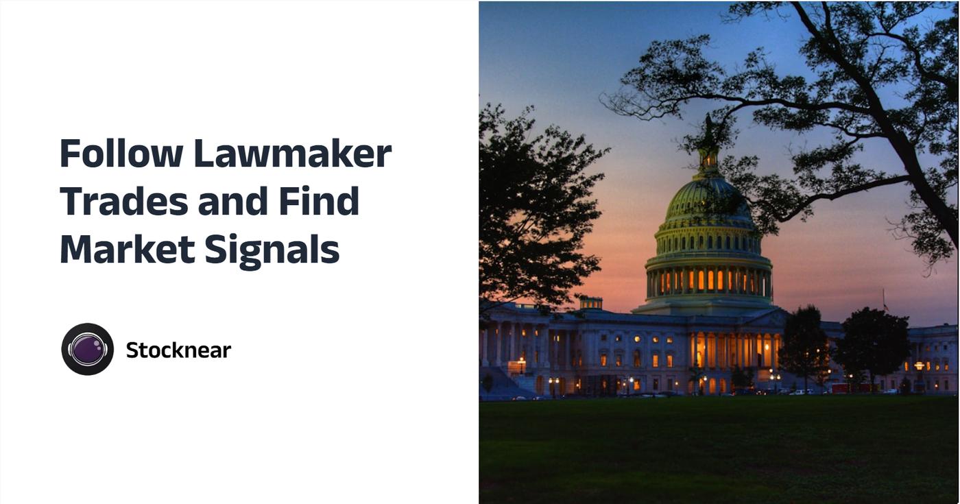 Congress Trading Tracker: Follow Lawmaker Trades - Stocknear